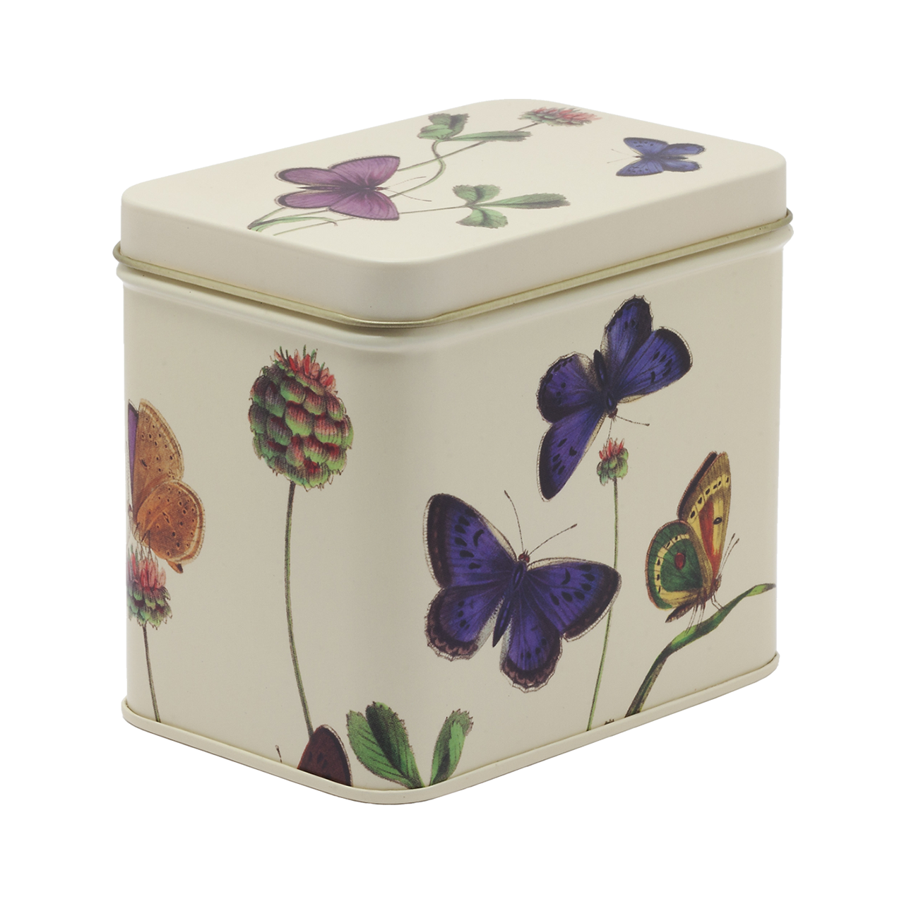 Scatola in metallo decoro Farfalle con 16 tisane - Aboca Life Shop